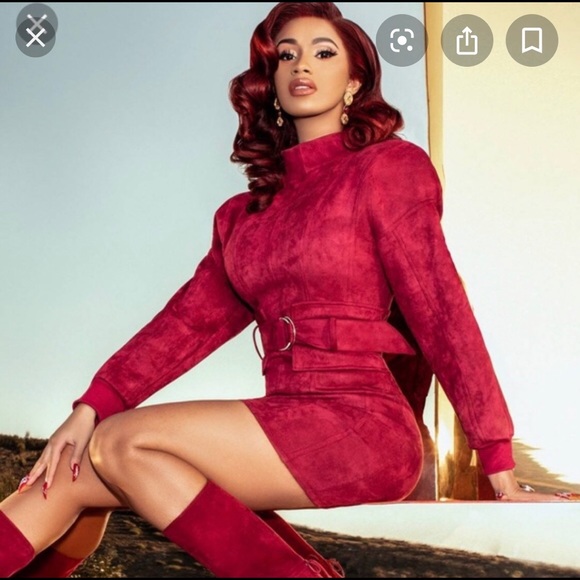 Fashion Nova | Dresses | Cardi B Fashion Nova Red Dress | Poshmark